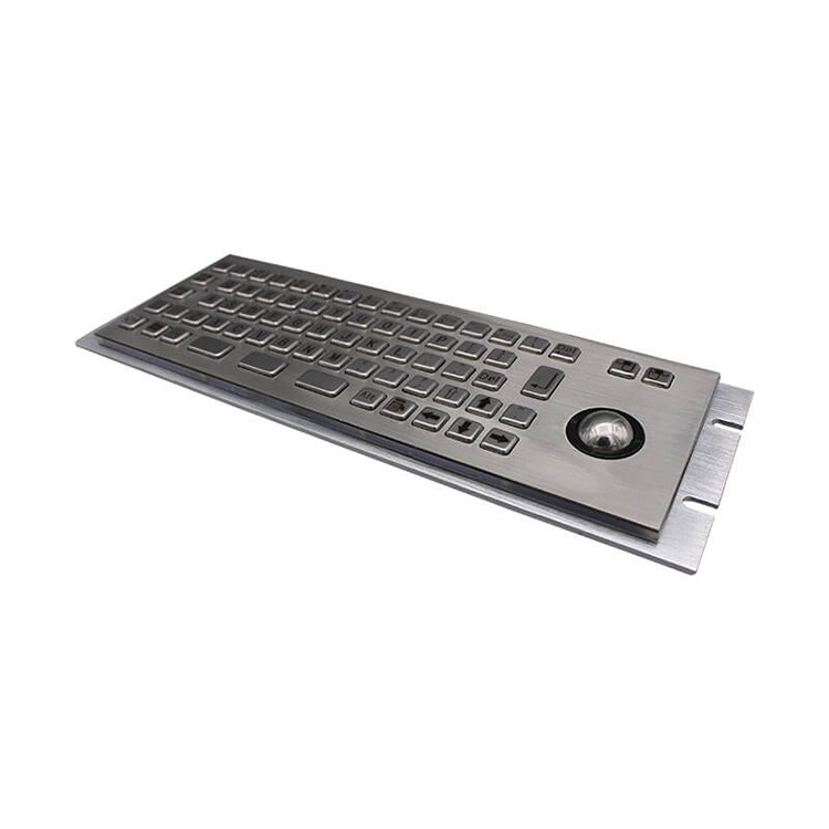RKB-8630 Stainless Steel Industrial Keyboard With Trackball