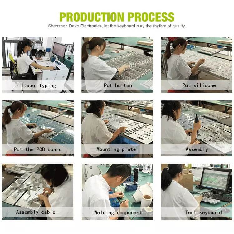 RKB-D-8603B Stainless Steel Kiosk Keyboard