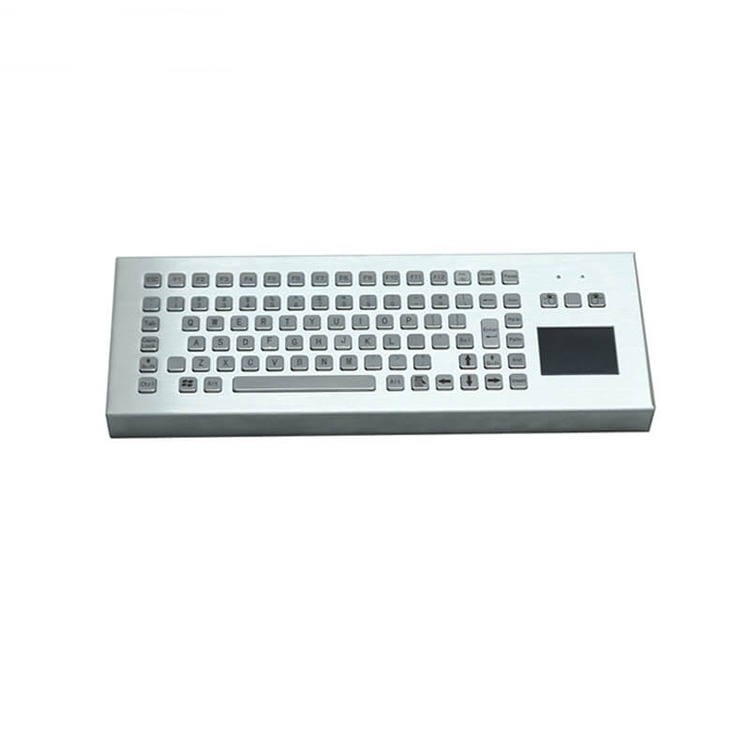 RKB-8630 Stainless Steel Industrial Keyboard With Trackball