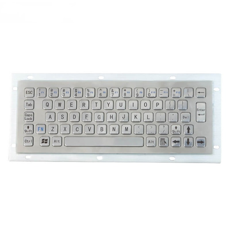 RKB-D-8603B Stainless Steel Kiosk Keyboard