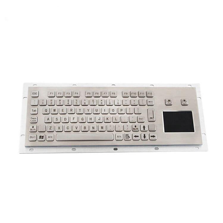 RKB-8603 Compact Industrial Keyboard With Trackball