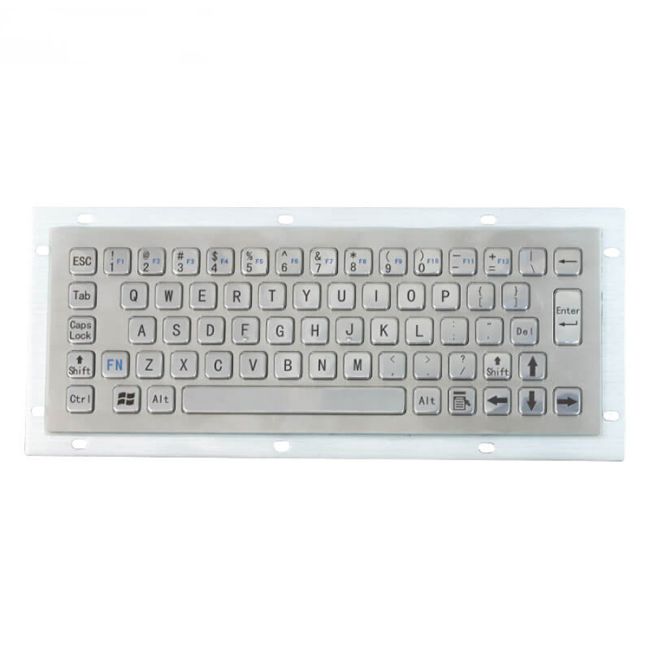 RKB-8656B Compact Stainless Steel Keyboard